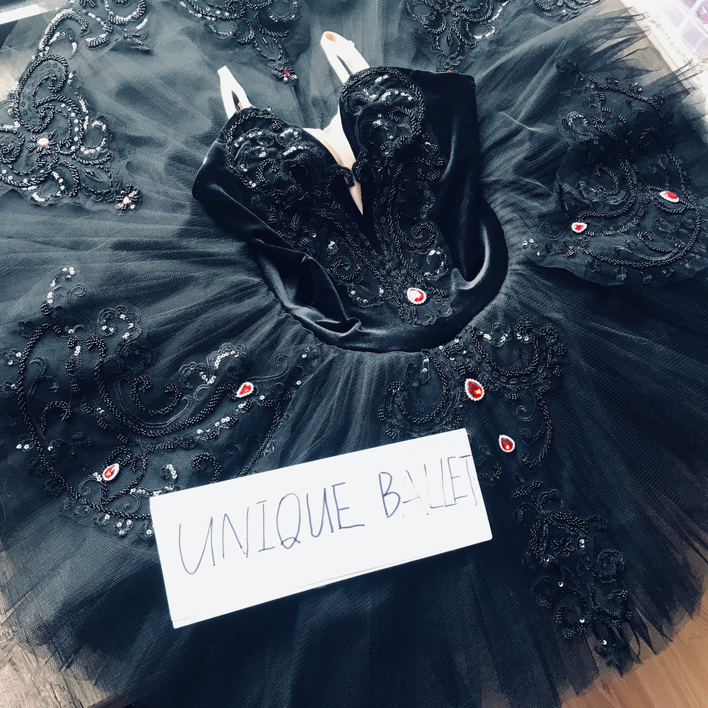 Swan Lake Odile Classic Ballet Costume Black Swan Ballet Tutu Dress St ...